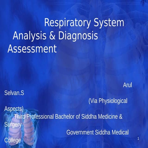 Respiratory system analysis & Diagnosis Assessment.pdf