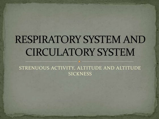 Respiratory system | PPT