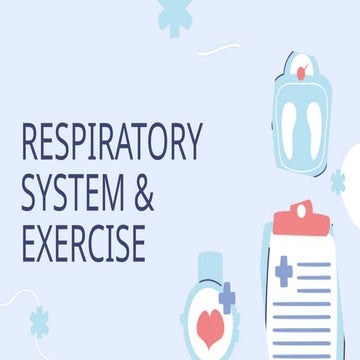 hUMAN RESPIRATORY SYSTEM AND EXERCISES HUMANpptx | PPTX