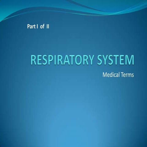 Respiratory System Part 1 Of 2 Pptx