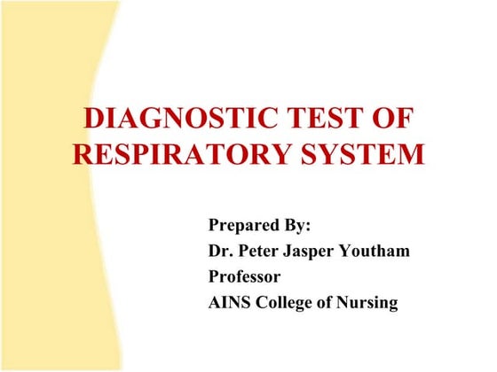 peak expiratory flow rate presentation | PPT