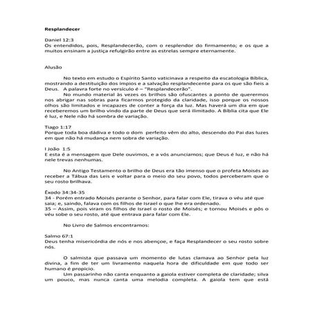 Resplandecer | PDF