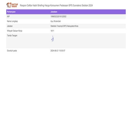 Respon Daftar Hadir Briefing Harga Konsumen Pedesaan BPS Sumatera Selatan 2024.pdf