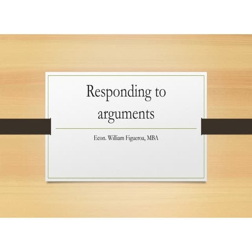 Responding to arguments and memorable experiences.pdf