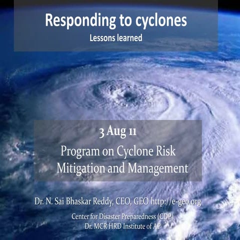 Responding to cyclones | PPT