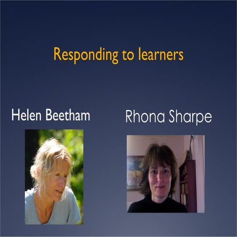 Responding To Learners H Bonly | PPT