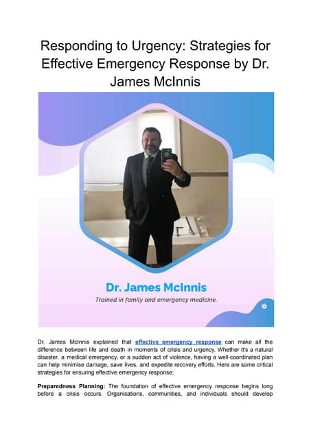 Responding to Urgency_ Strategies for Effective Emergency Response by ... Responding to Urgency_ Strategies for Effective Emergency Response by ...