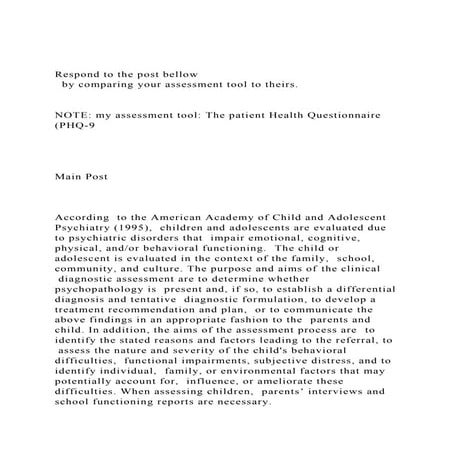 MASC-2 Psychological Assessment Presentation | PPTX