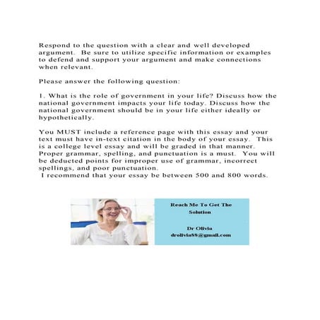 Respond to the question with a clear and well developed argument. .docx