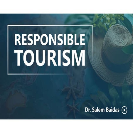 Responsible Tourism | PDF