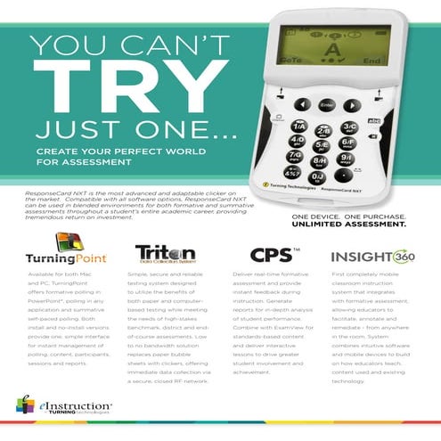 Response card nxt versatility | PDF