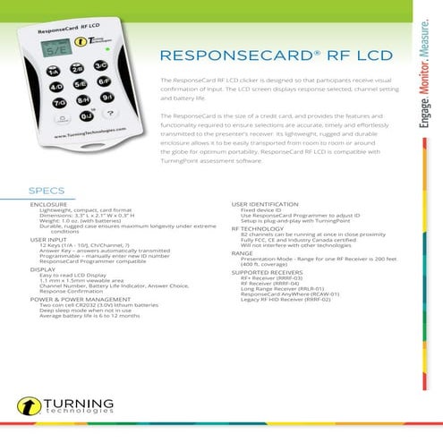 Response card nxt
