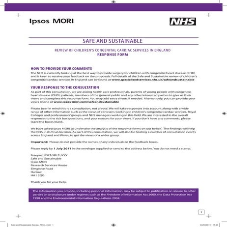 NHS SURVEY | PDF