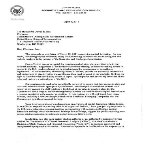 SEC No Action Letter Request Updated Letter | PDF