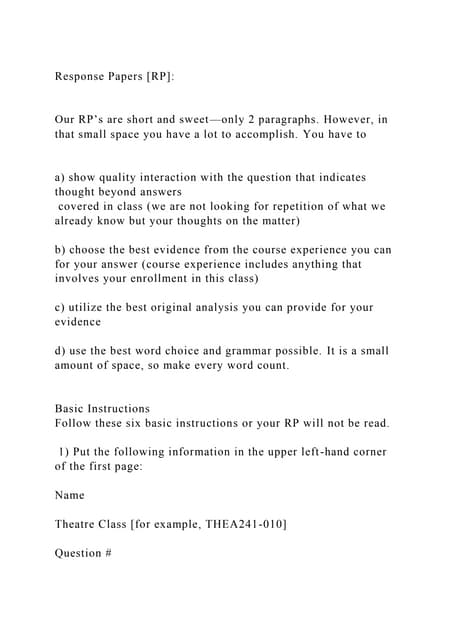 GCSE Drama: Live Performance Evaluation- structuring your responses and ...