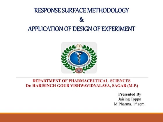Response surface method | PPT