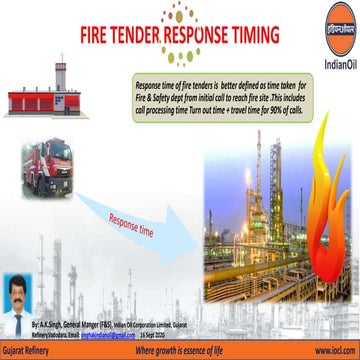 Response time of fire tenders | PPTX