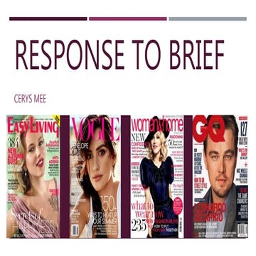 Response to brief 2 | PPT
