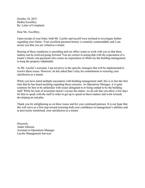 Response Letter To Challenge response-letter-to-challenge