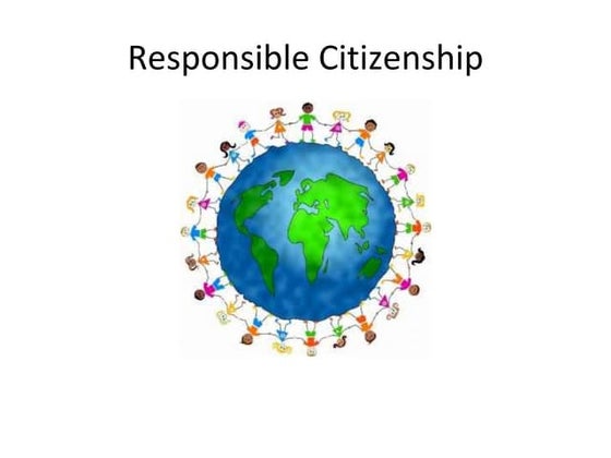 Rights duties and responsibilities of a citizen | PPT