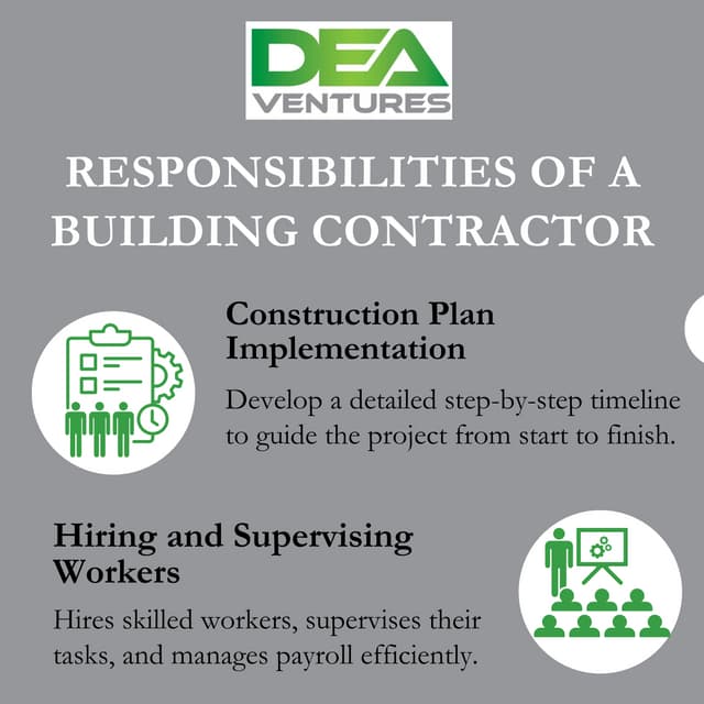Responsibilities of a Building Contractor | PDF