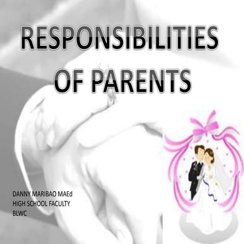 Responsibilities of parents | PPTX
