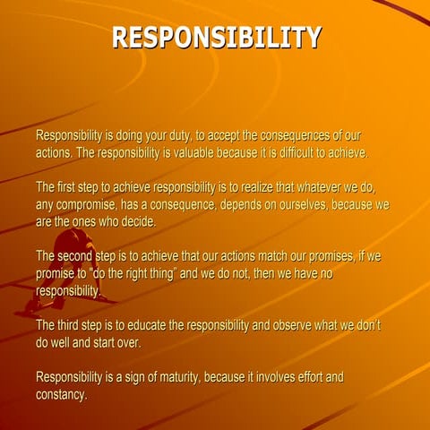 Responsibility | PDF
