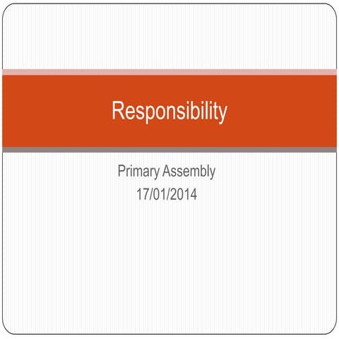 Responsibility | PPTX