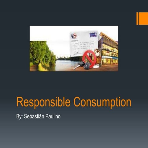 Responsible consumption | PPTX