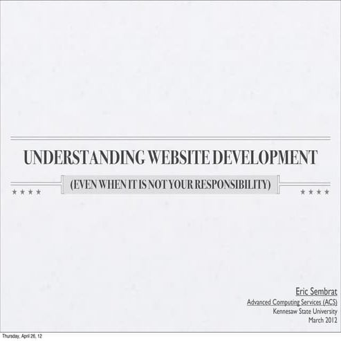 Drupal 6/7: Responsible Drupal Development | PDF | Web Design and HTML | Internet