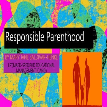 Responsible parenthood | PPTX