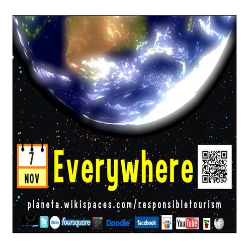 November 8 is Responsible Tourism Day @WTM_WRTD @unwto | PDF