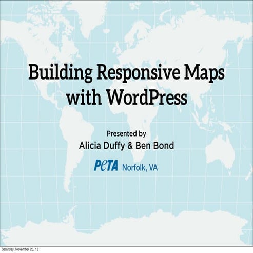 Responsive Maps in WordPress | PPT