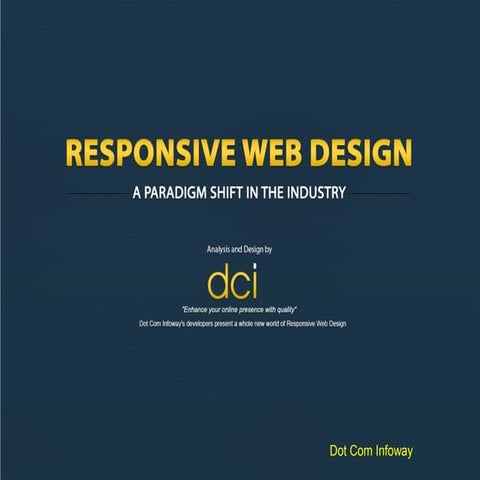 Responsive Web Design Infographic Ppt