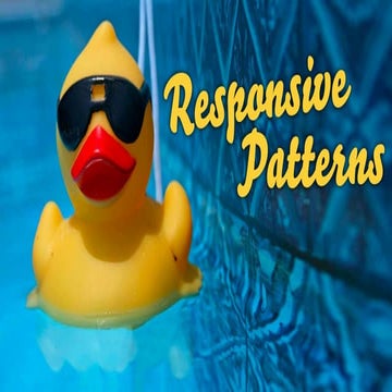 Responsive Web Design Patterns | PPT