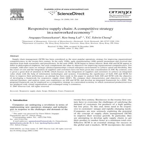 Responsive supply chin_a_competitive_stategy_in_a_networked_economy | PDF