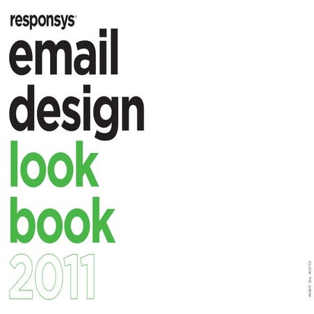 Email design look book 2011 (Responsys) | PPT