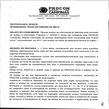 Resposta procon | PDF
