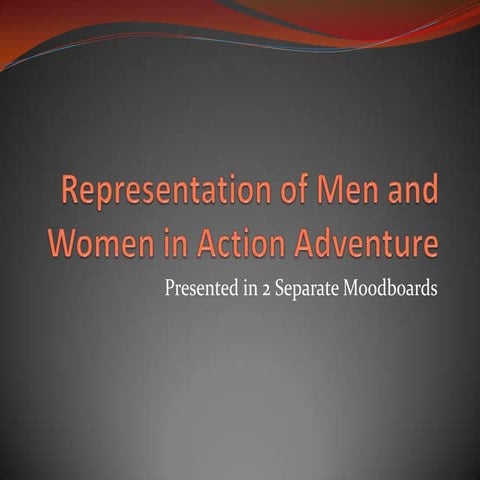 Representation of men in action films | PPTX