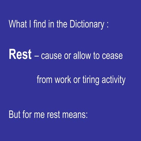 Rest | PPT