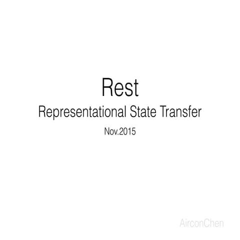 Rest | PPT