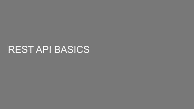 Rest Api Basics Pptx