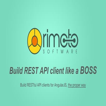 Build Rest Api Clients For Angularjs Ppt