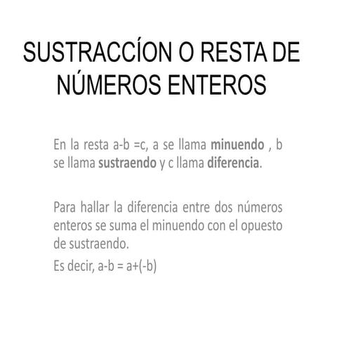 Hojas De Trabajo Para Practicar La Resta De Números Enteros Adición