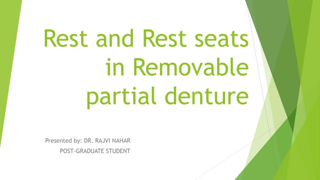 4 rests and rest seats | PPT