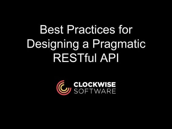 An Introduction To REST API | PPTX