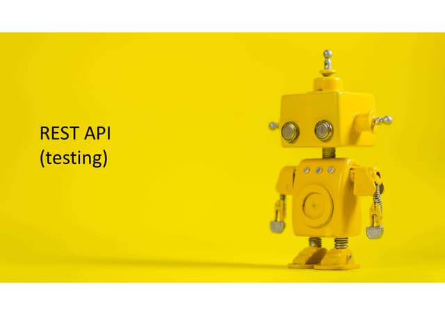 Rest Api Testing Ppt
