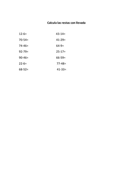 Restas | PDF