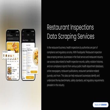 Restaurant Inspections Data Scraping Services | PDF