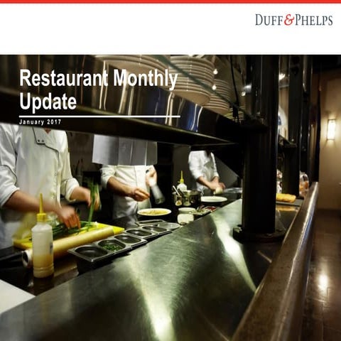 Restaurant Monthly Update - January 2017 | PPT